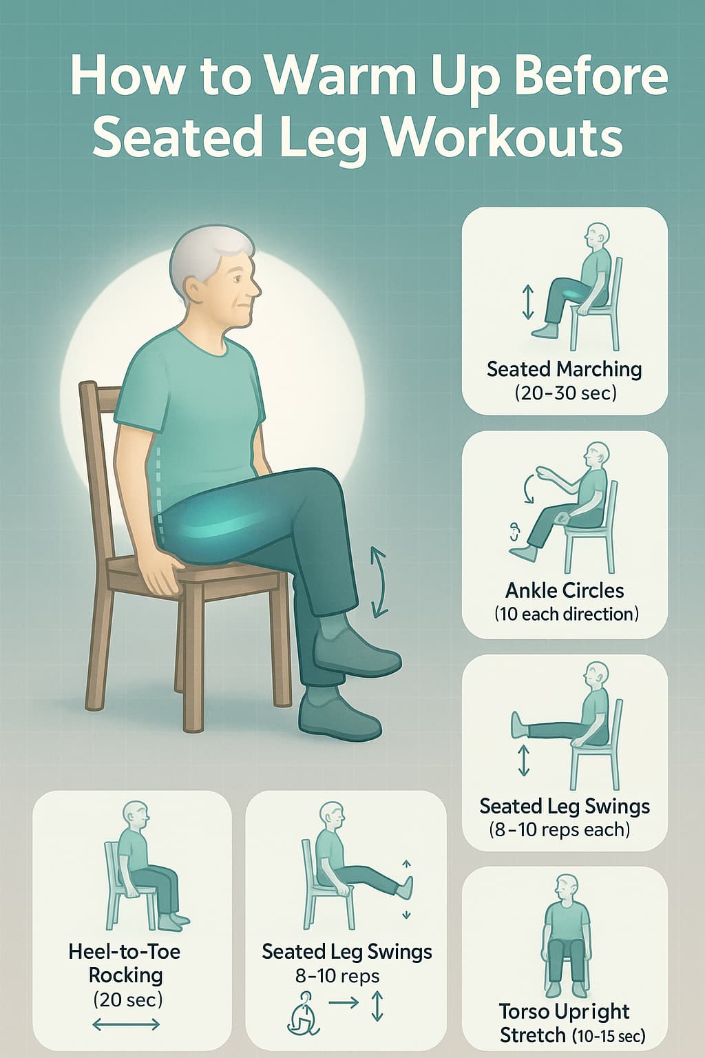 9 Best Seated Leg Exercises for Seniors: Build Strength Safely