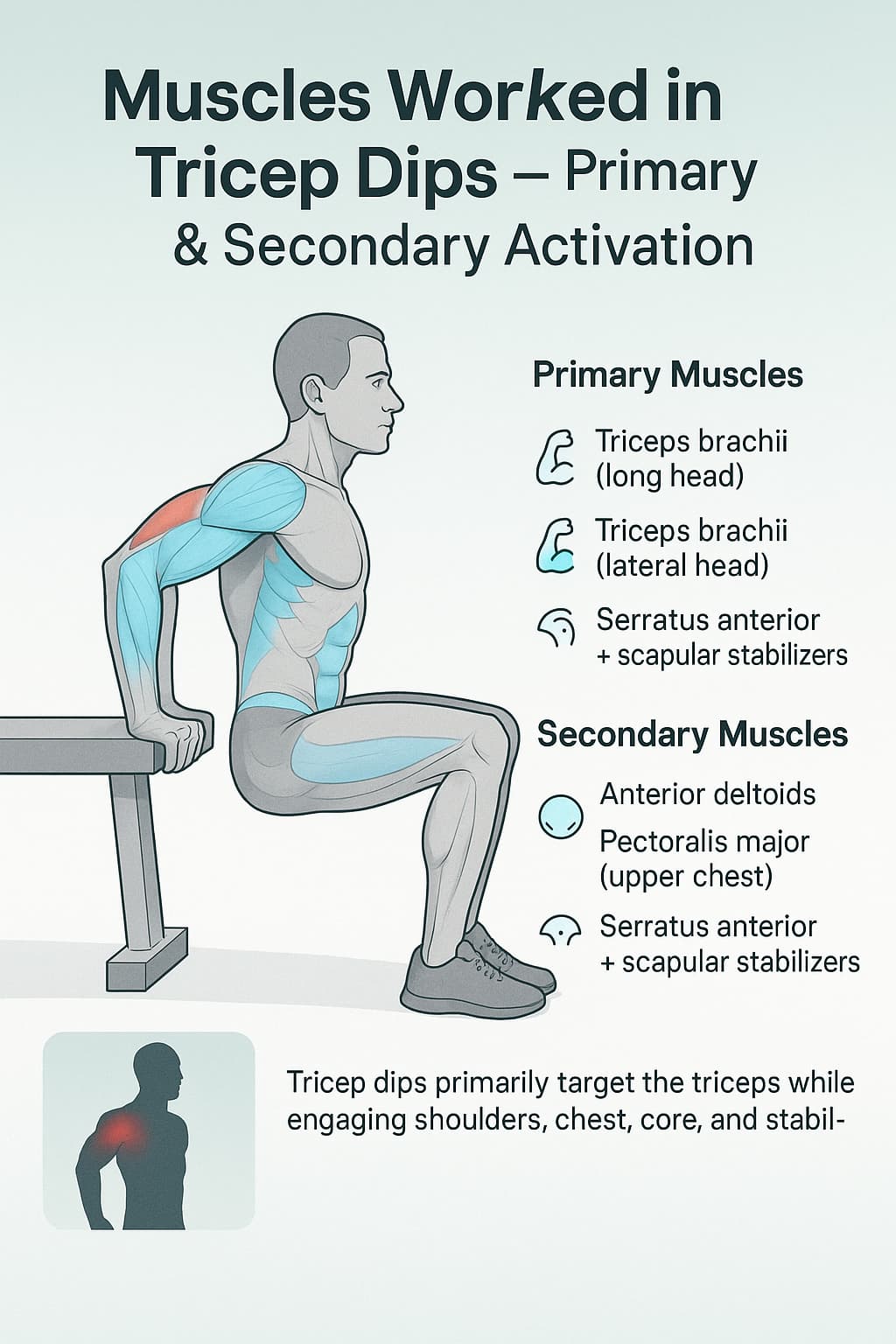 Tricep Dips Exercise: Build Stronger and More Defined Arms