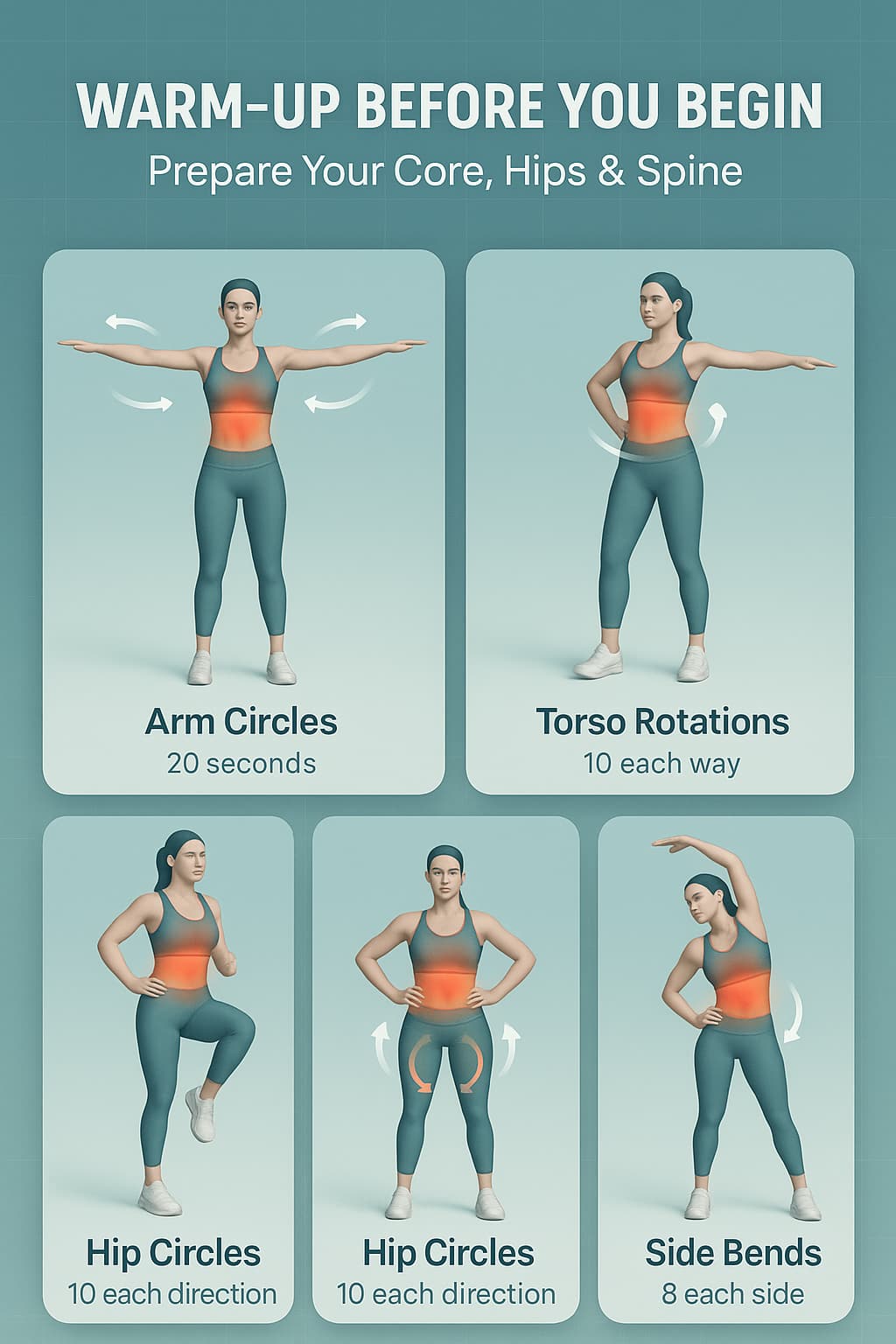 15 Best Standing Ab Exercises for Women: Strong, Toned Core