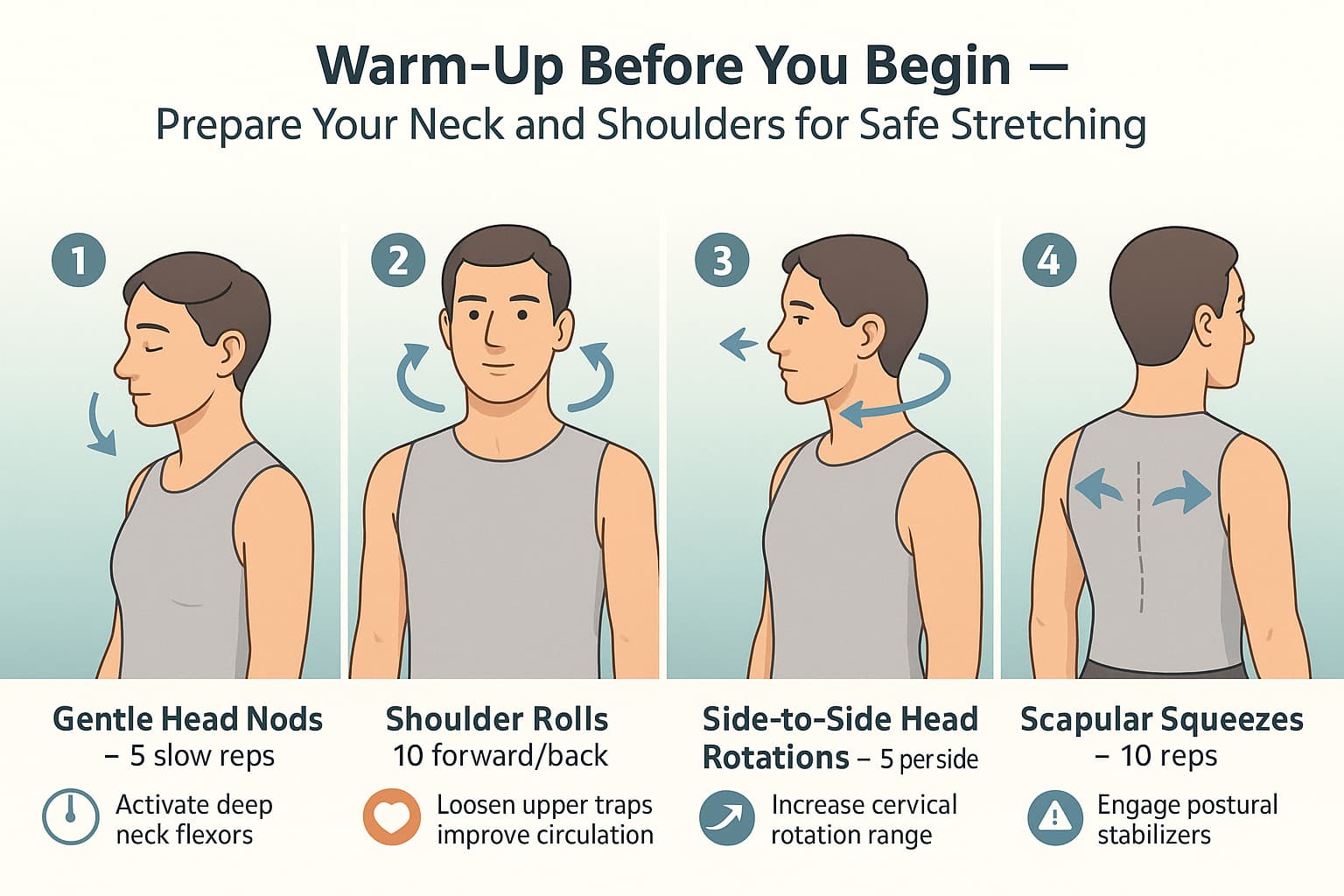 12 Best Neck Stretching Exercises for Tension Relief & Posture