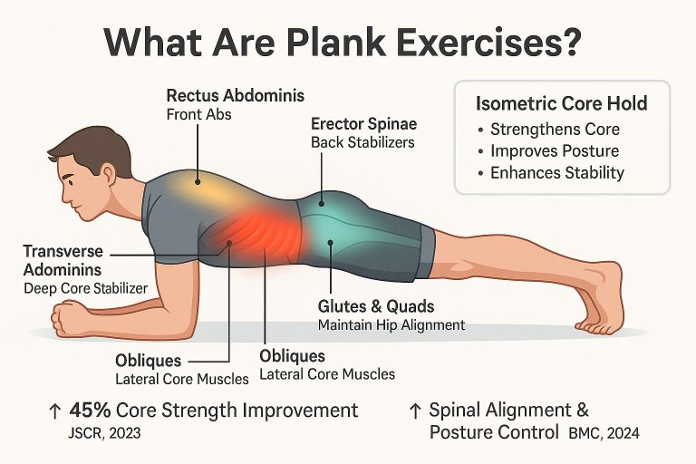 Plank Exercises: Build Core Strength, Stability & Better Posture