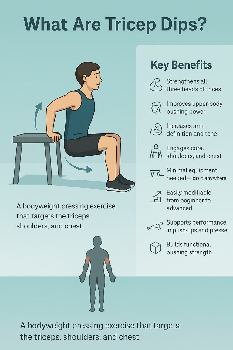 Tricep Dips Exercise: Build Stronger and More Defined Arms