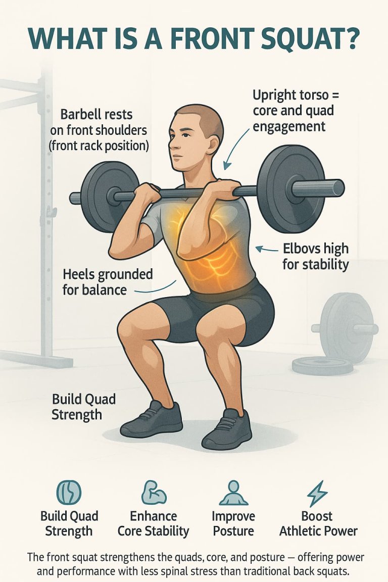 Front Squat Exercise: Build Powerful Legs & Core Strength Fast