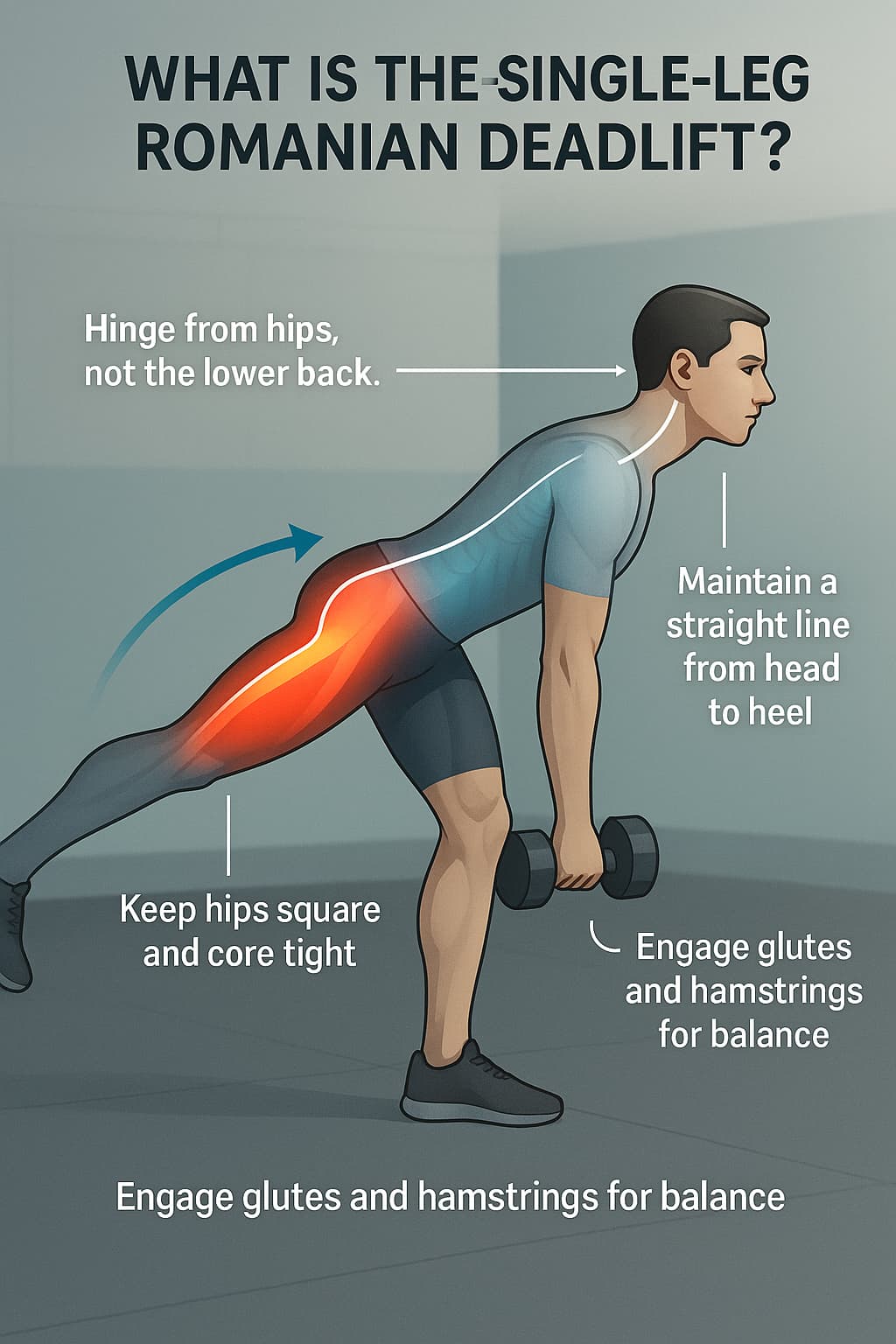 Single-Leg Romanian Deadlift For Strength, Balance & Stability