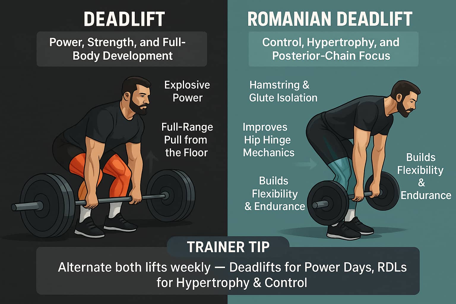 Romanian Deadlift vs Deadlift: Key Differences and Benefits