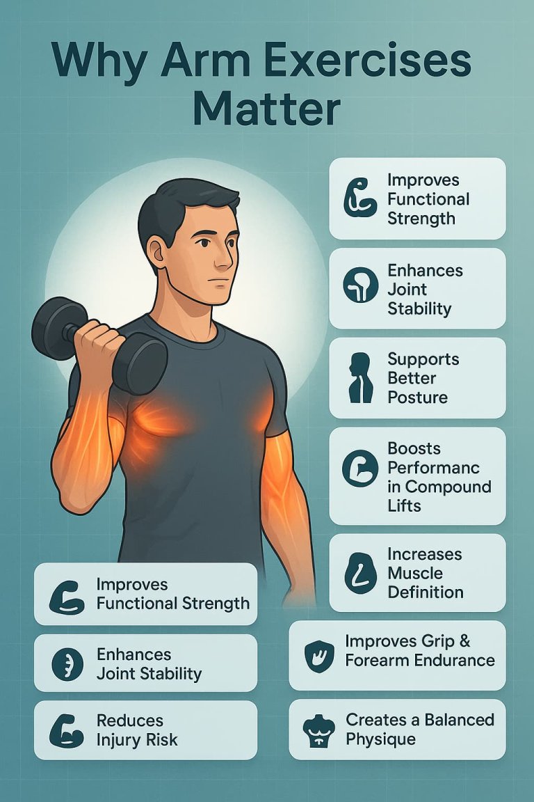 20 Best Arm Exercises to Build Strength, Size and Definition