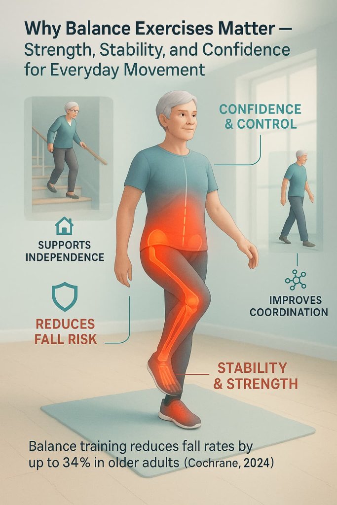 15 Best Balance Exercises to Improve Stability and Prevent Falls