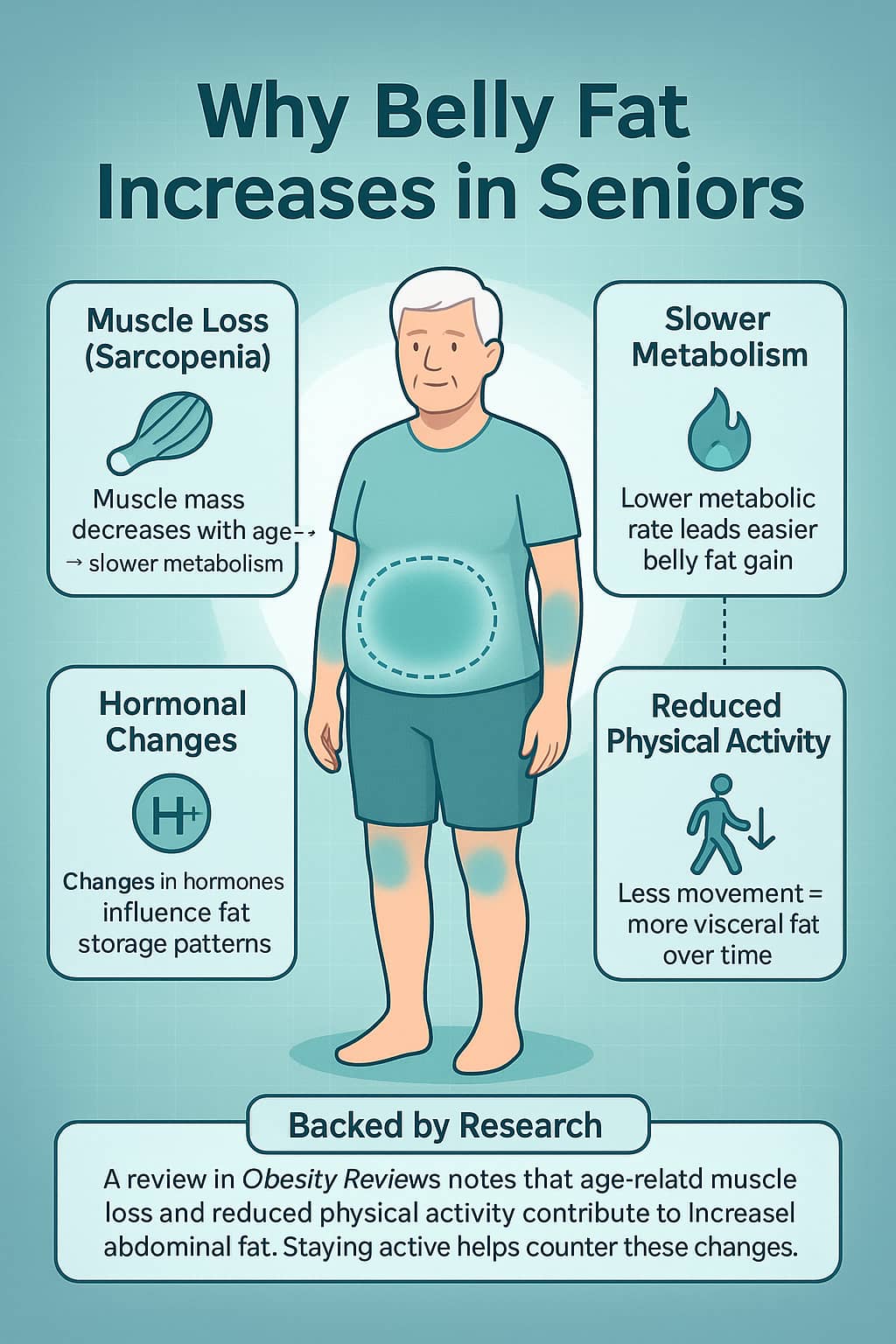 5 Good Exercises for Seniors to Lose Belly Fat (Safe & Effective)