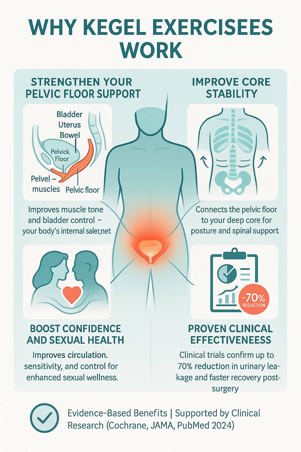 Kegel Exercises for Better Control and Core Strength