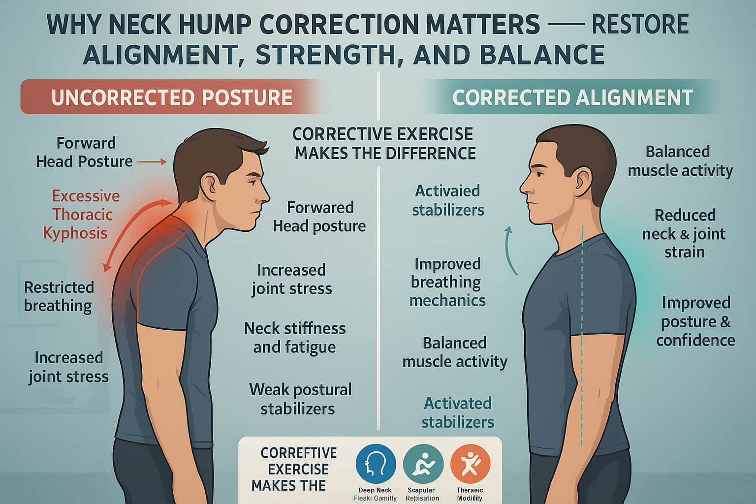 10 Best Neck Hump Exercises to Improve Posture Naturally