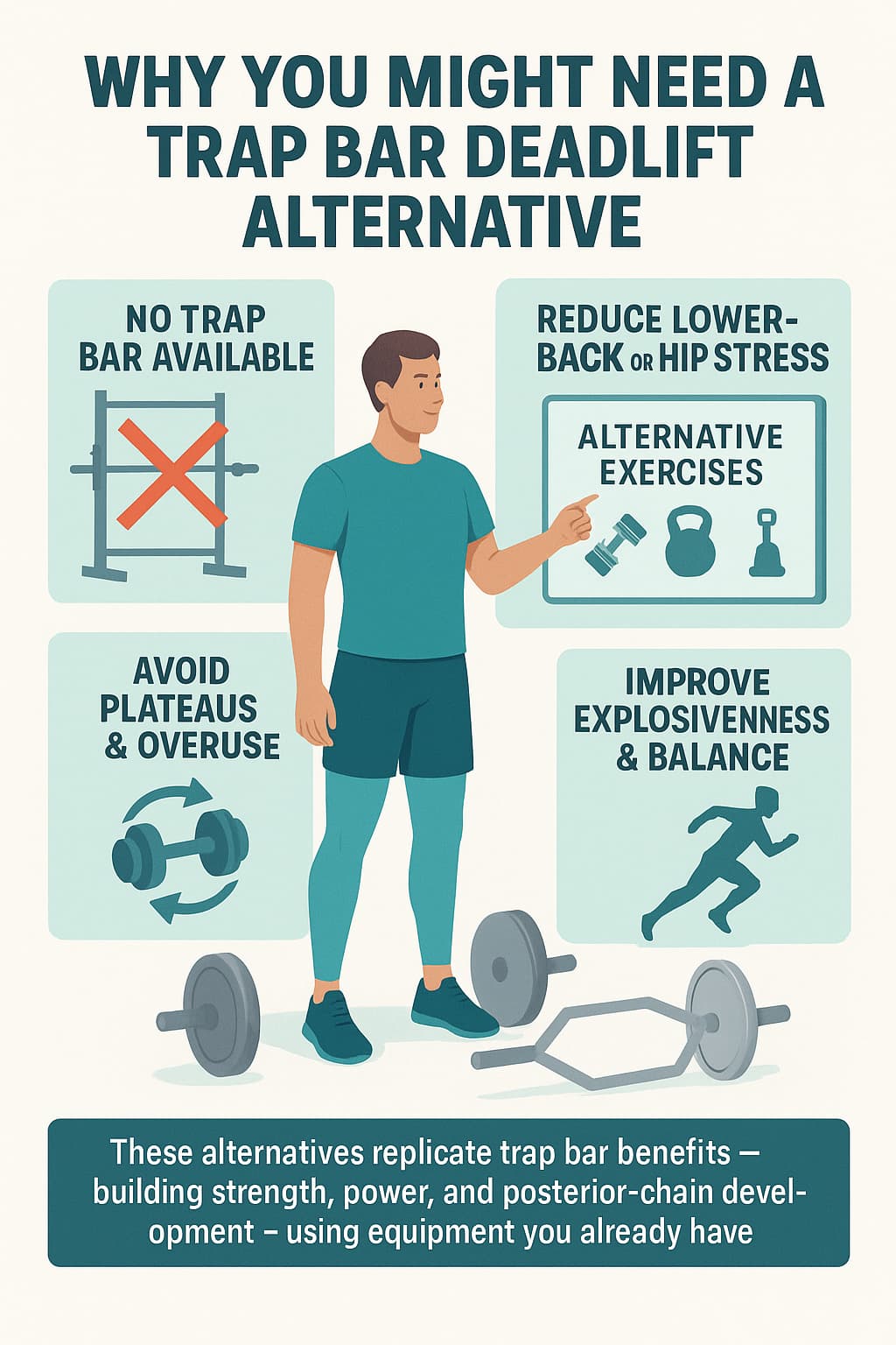 20 Best Trap Bar Deadlift Alternatives for Strength and Power