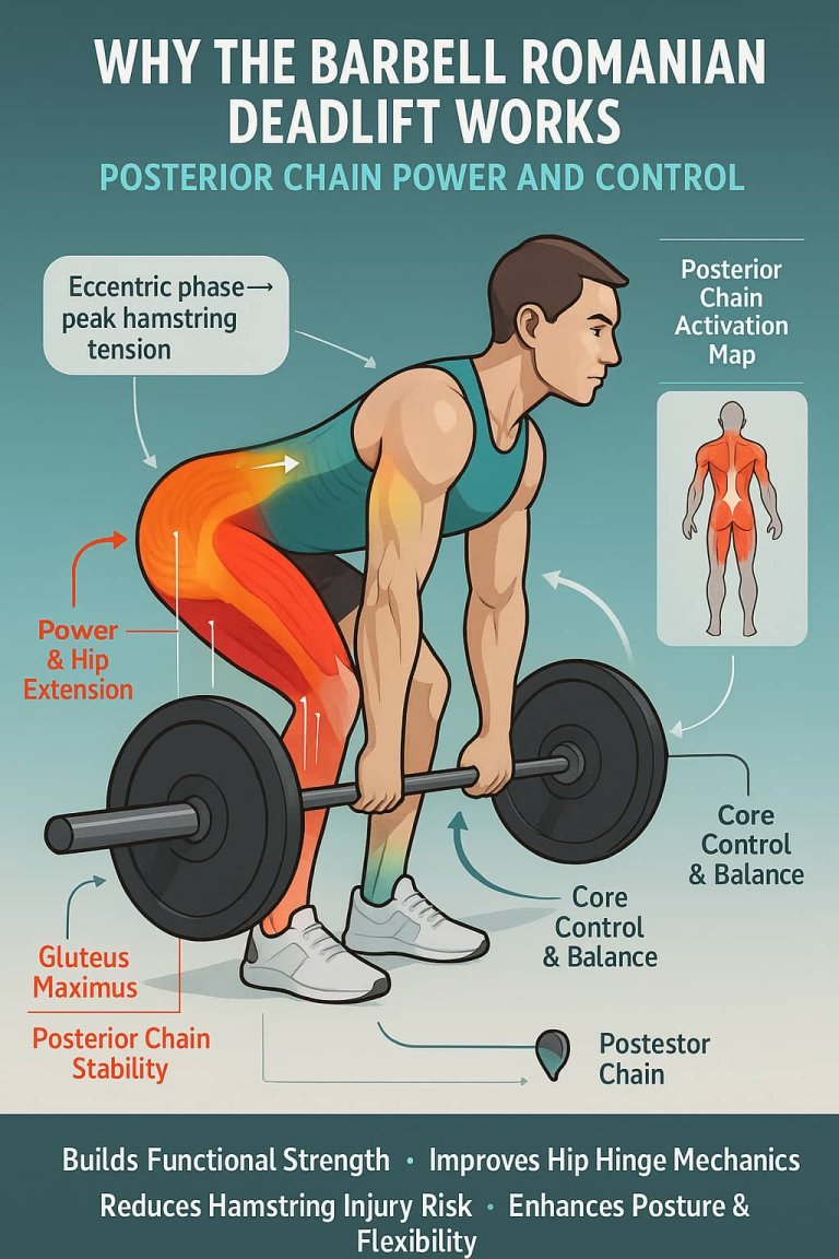 Barbell Romanian Deadlift: Build Glutes, Hamstrings & Posture
