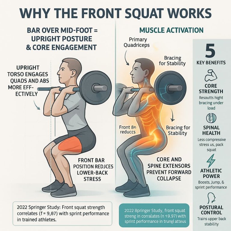 Front Squat Exercise: Build Powerful Legs & Core Strength Fast