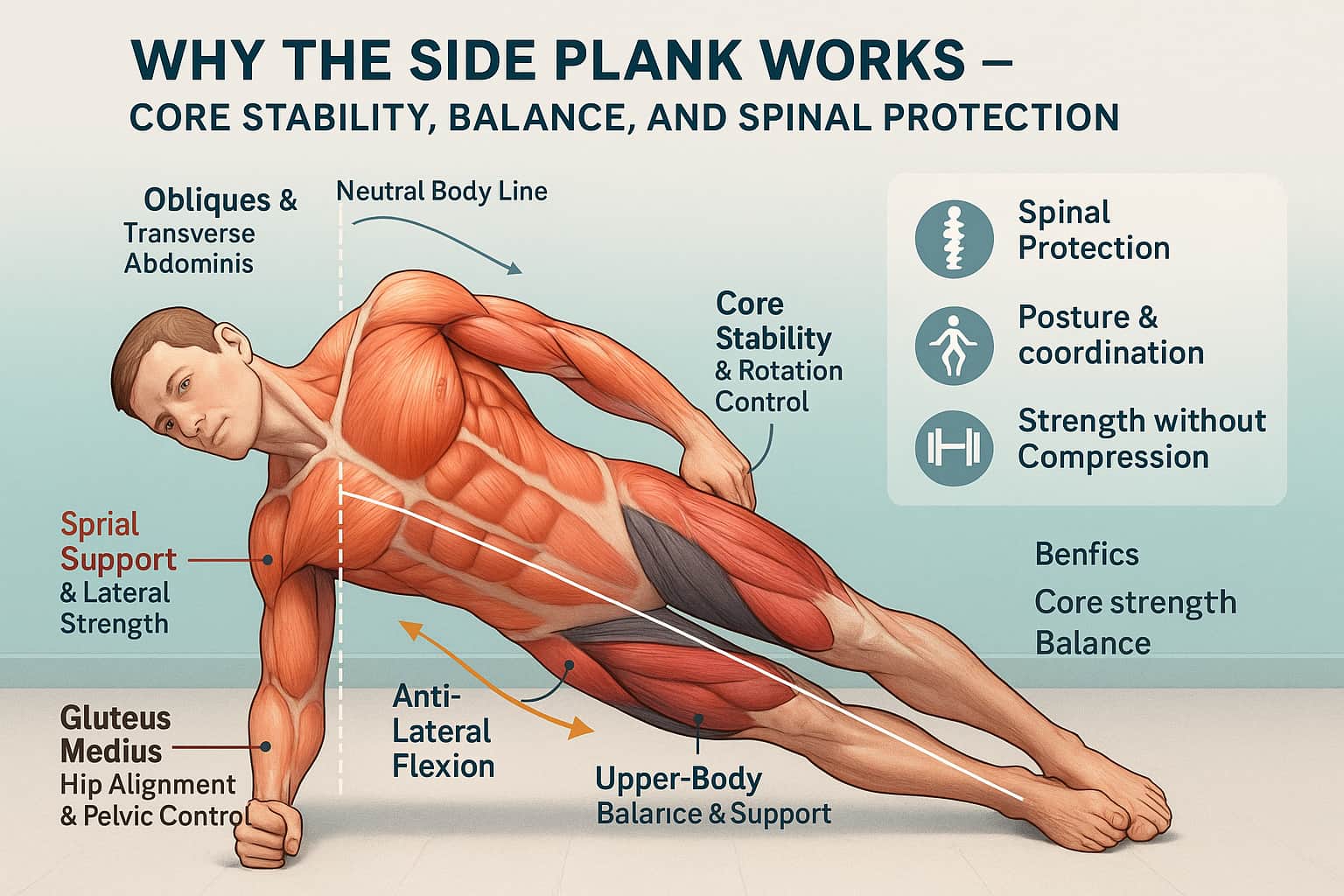 Side Plank Exercise: Strengthen Your Core & Protect Your Spine