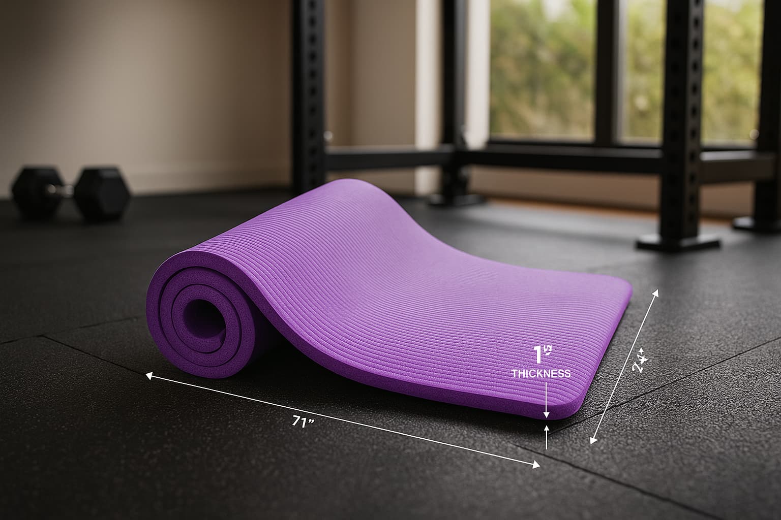 8 Best Thick Yoga Mats for Joint Support and Home Workouts