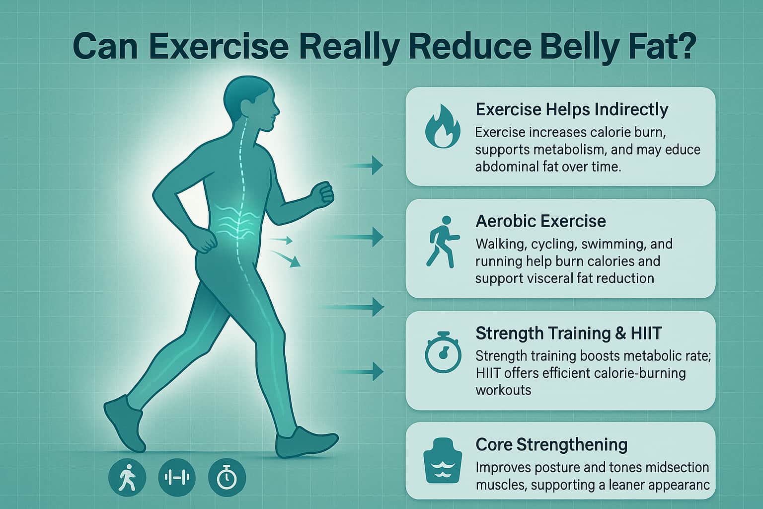 15 Best Exercises to Lose Belly Fat Fast (Backed by Science)