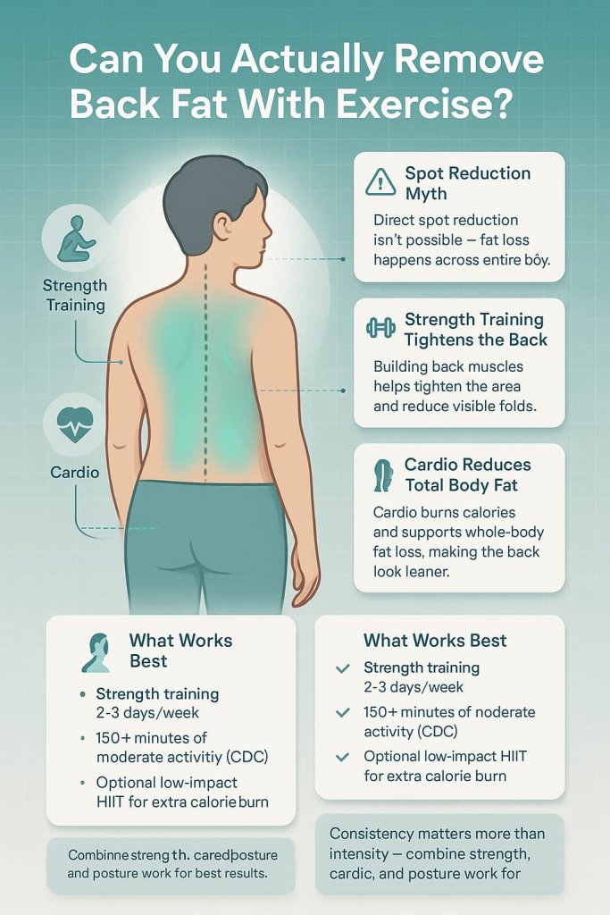 15 Best Exercises to Remove Back Fat Fast (Beginner-Friendly)