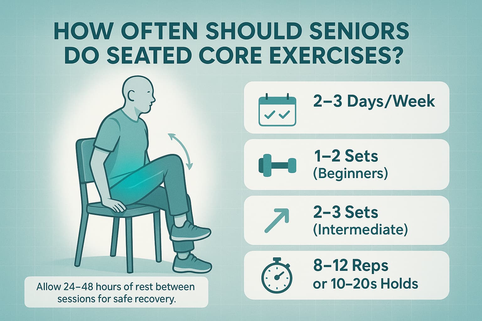10 Best Seated Core Exercises for Seniors (Safe and Easy)
