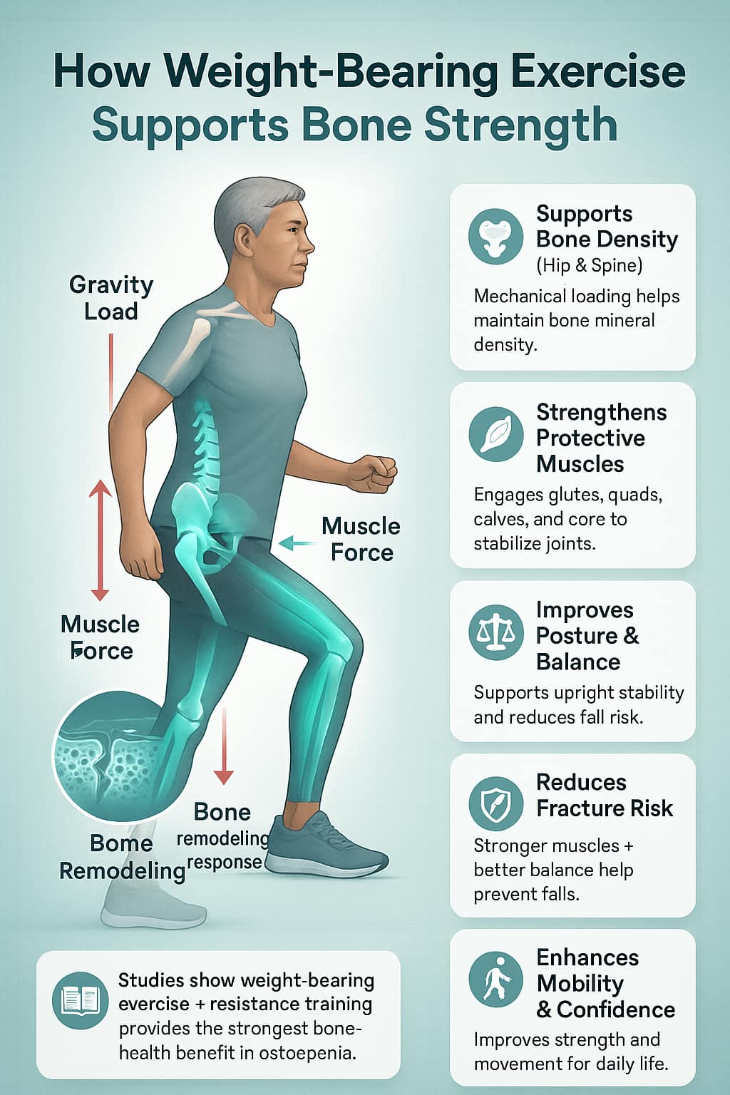 10 Best Weight-Bearing Exercises for Osteopenia