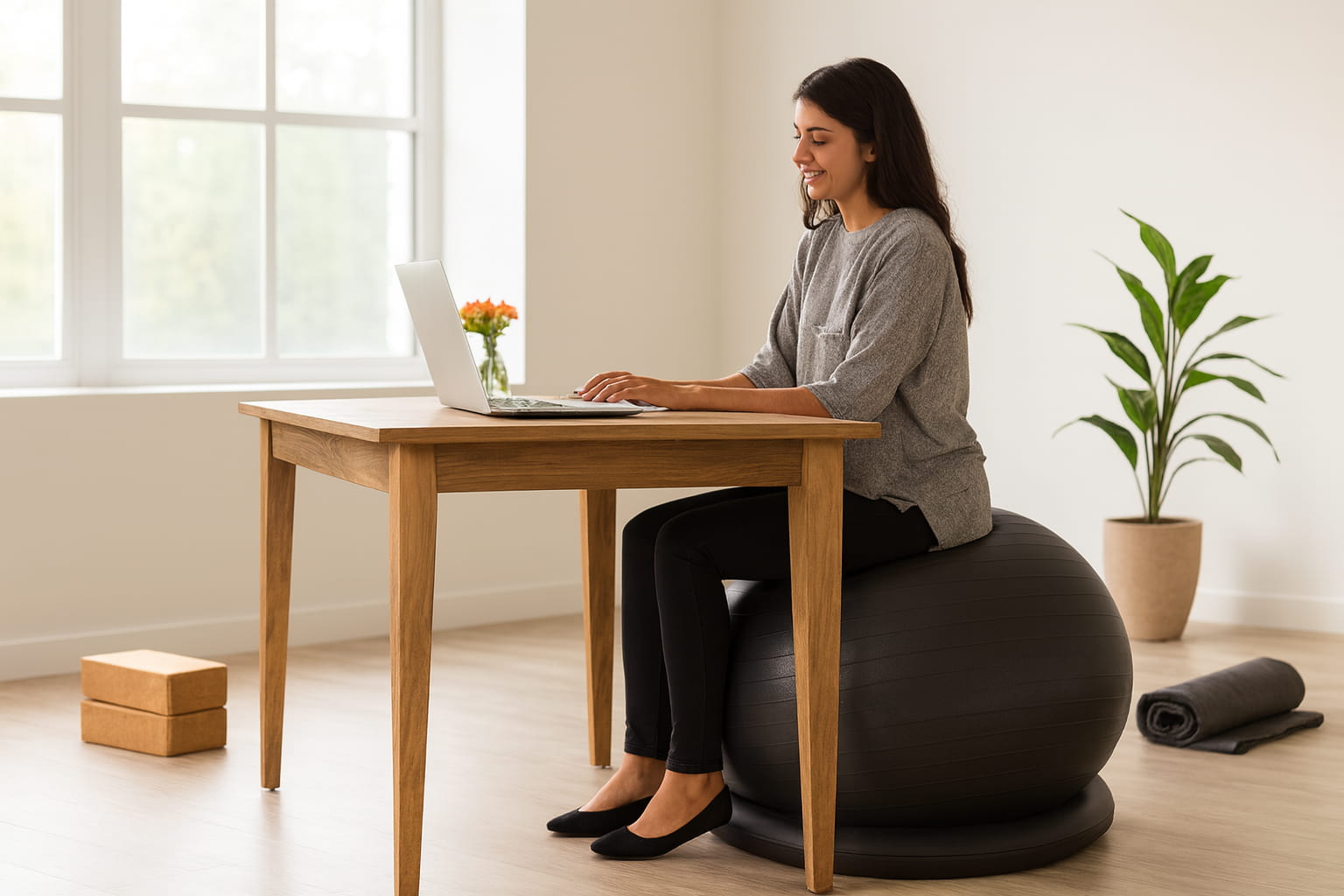 9 Best Yoga Ball Chair for Active Sitting, Posture, and Back Support