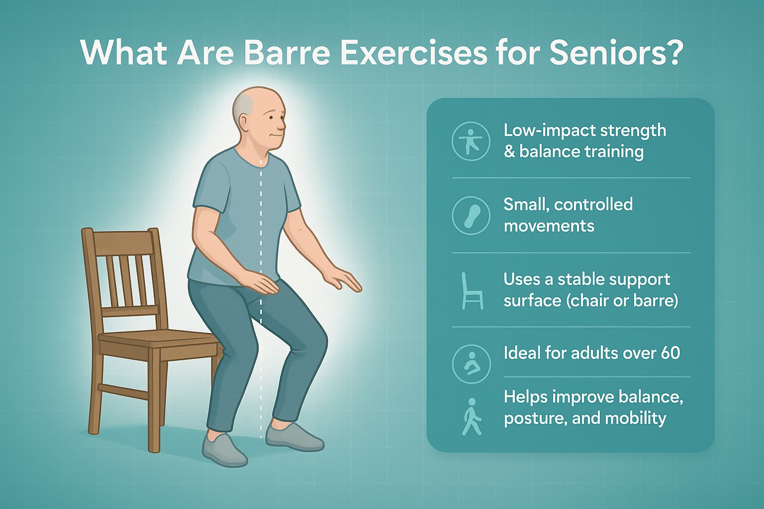 4 Best Barre Exercises for Seniors: Improve Balance & Strength