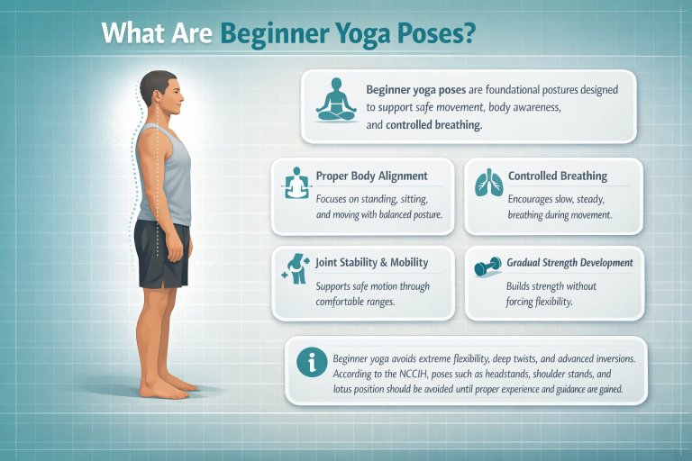 20 Best Beginner Yoga Poses for Strength, Flexibility, and Calm
