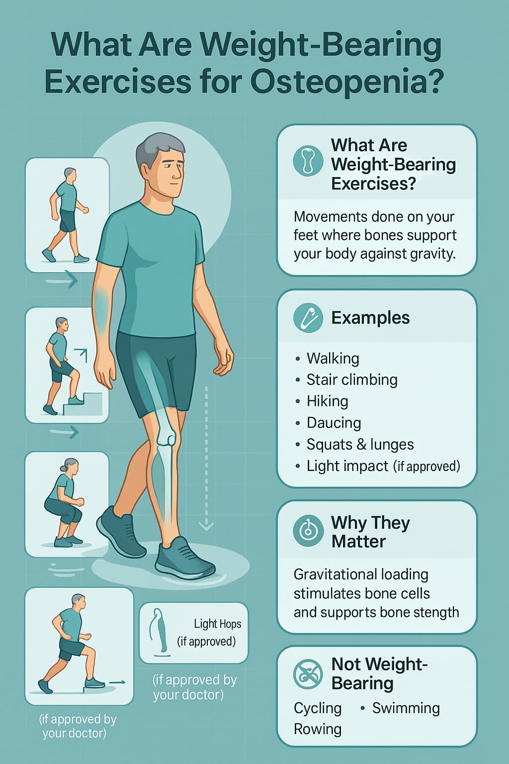 10 Best Weight-Bearing Exercises for Osteopenia