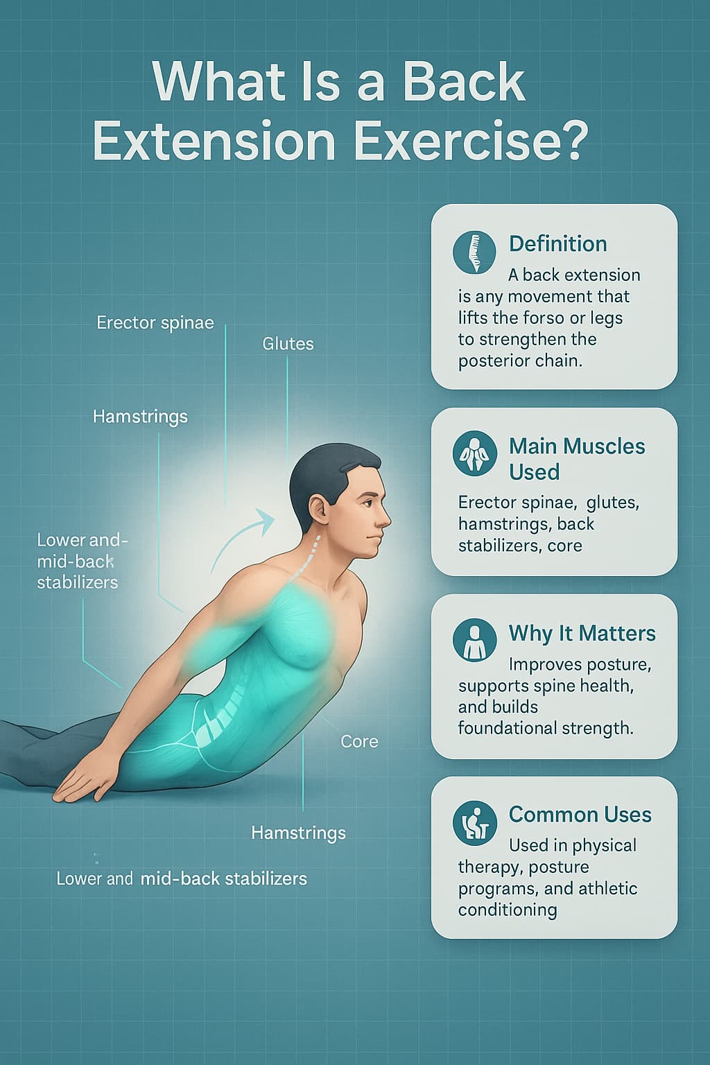 15 Best Back Extension Exercises for Spine Strength & Posture