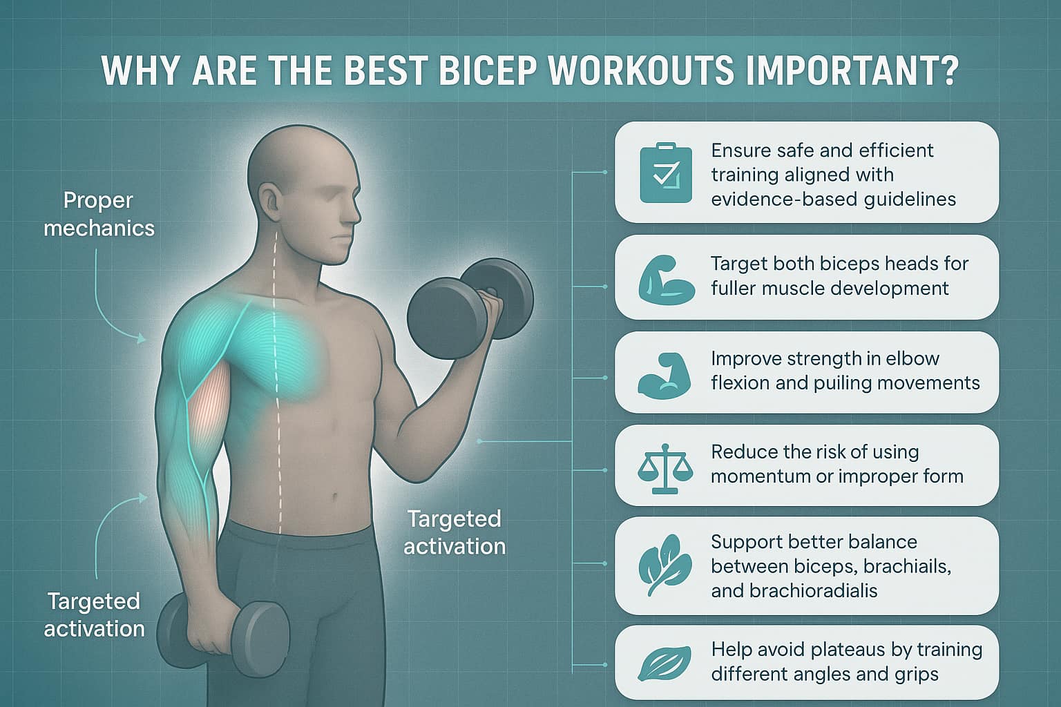 15 Best Bicep Workouts to Build Stronger, More Defined Arms