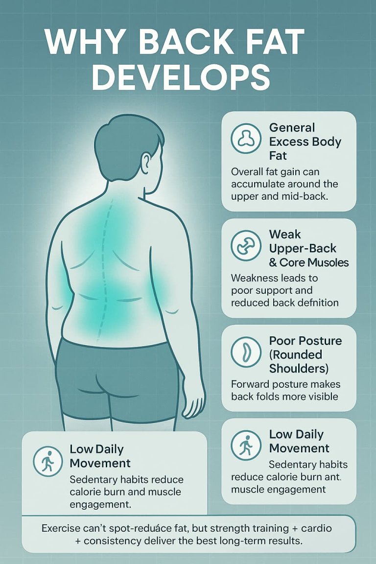 15 Best Exercises to Remove Back Fat Fast (Beginner-Friendly)