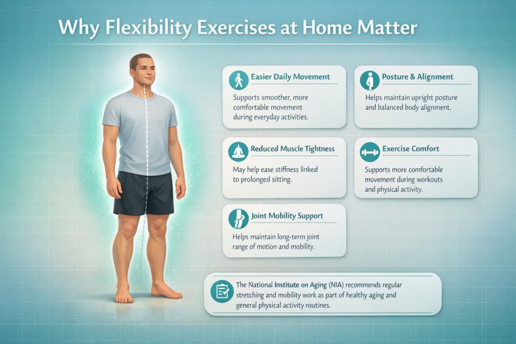 25 Best Flexibility Exercises at Home for Full-Body Mobility