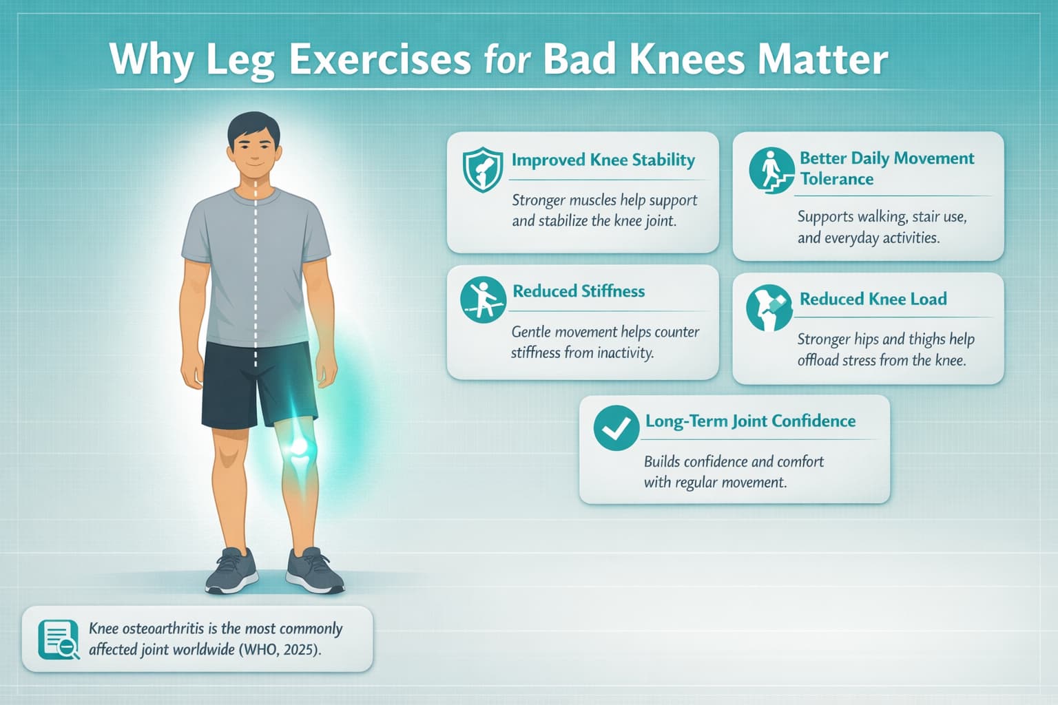 13 Best Leg Exercises for Bad Knees: Strengthen Without Pain