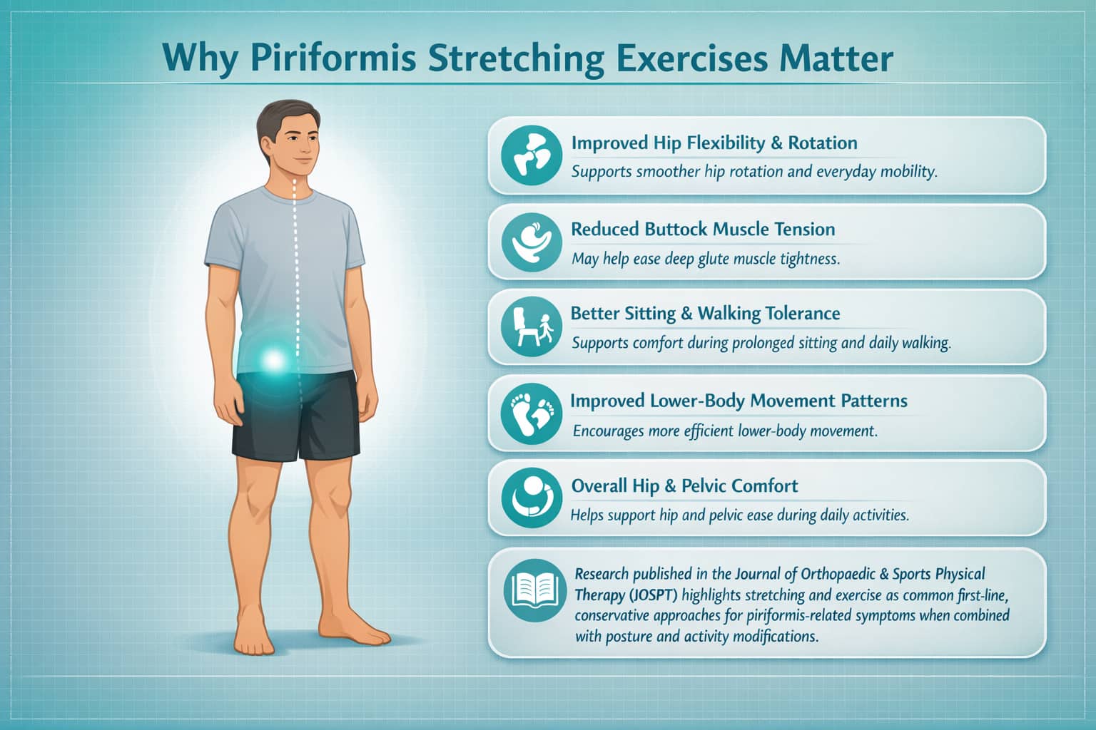 10 Best Piriformis Stretching Exercises for Hip & Sciatic Comfort