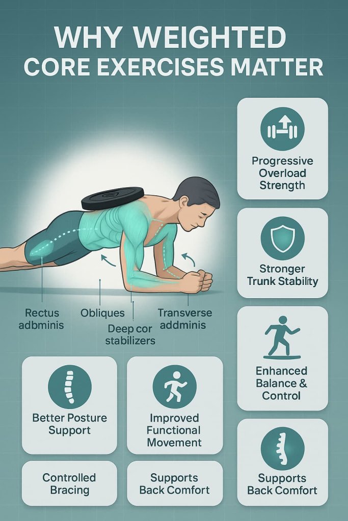 22 Best Weighted Core Exercises for Stronger Abs