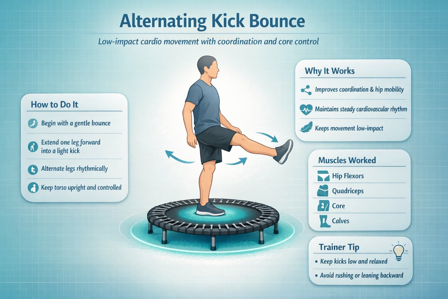 12 Best Rebounder Exercises That Burn Fat Without Joint Stress