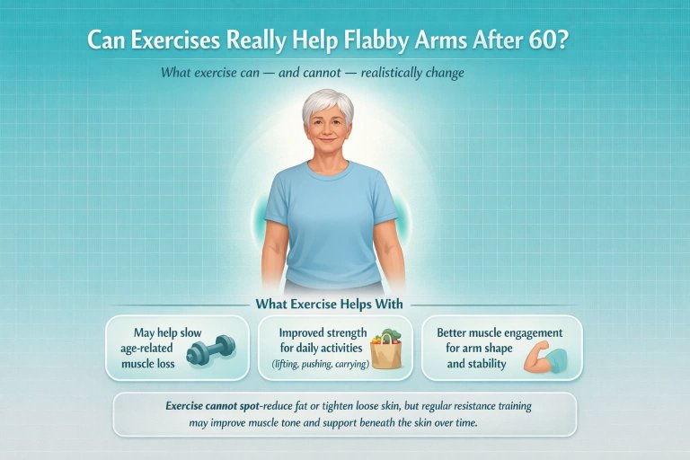 8 Best Exercises for Flabby Arms Over 60 (Safe & Effective)