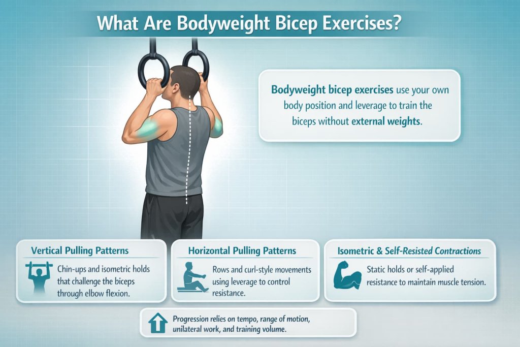 12 Best Bodyweight Bicep Exercises for Strong, Defined Arms