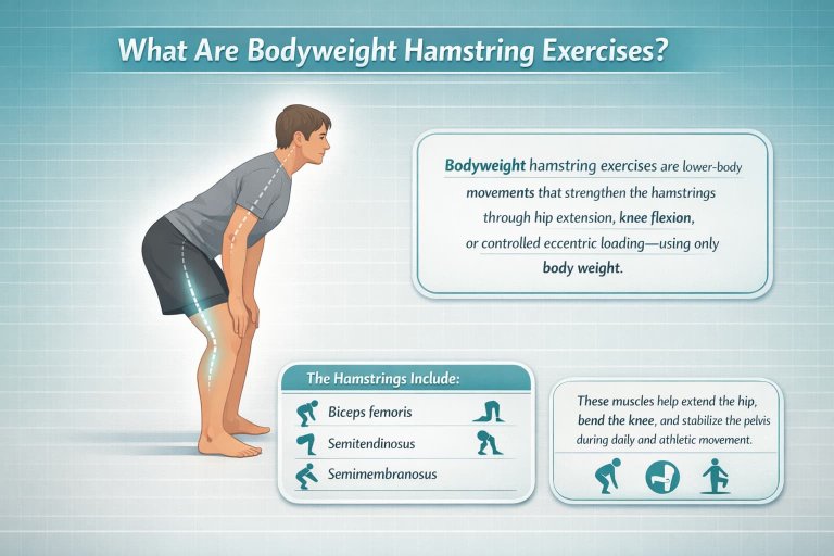 12 Bodyweight Hamstring Exercises for Stronger Legs at Home