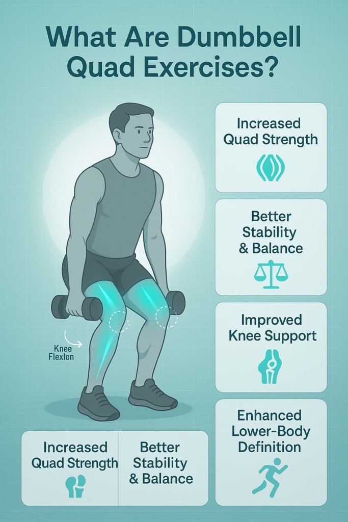 12 Dumbbell Quad Exercises for Stronger, More Defined Legs