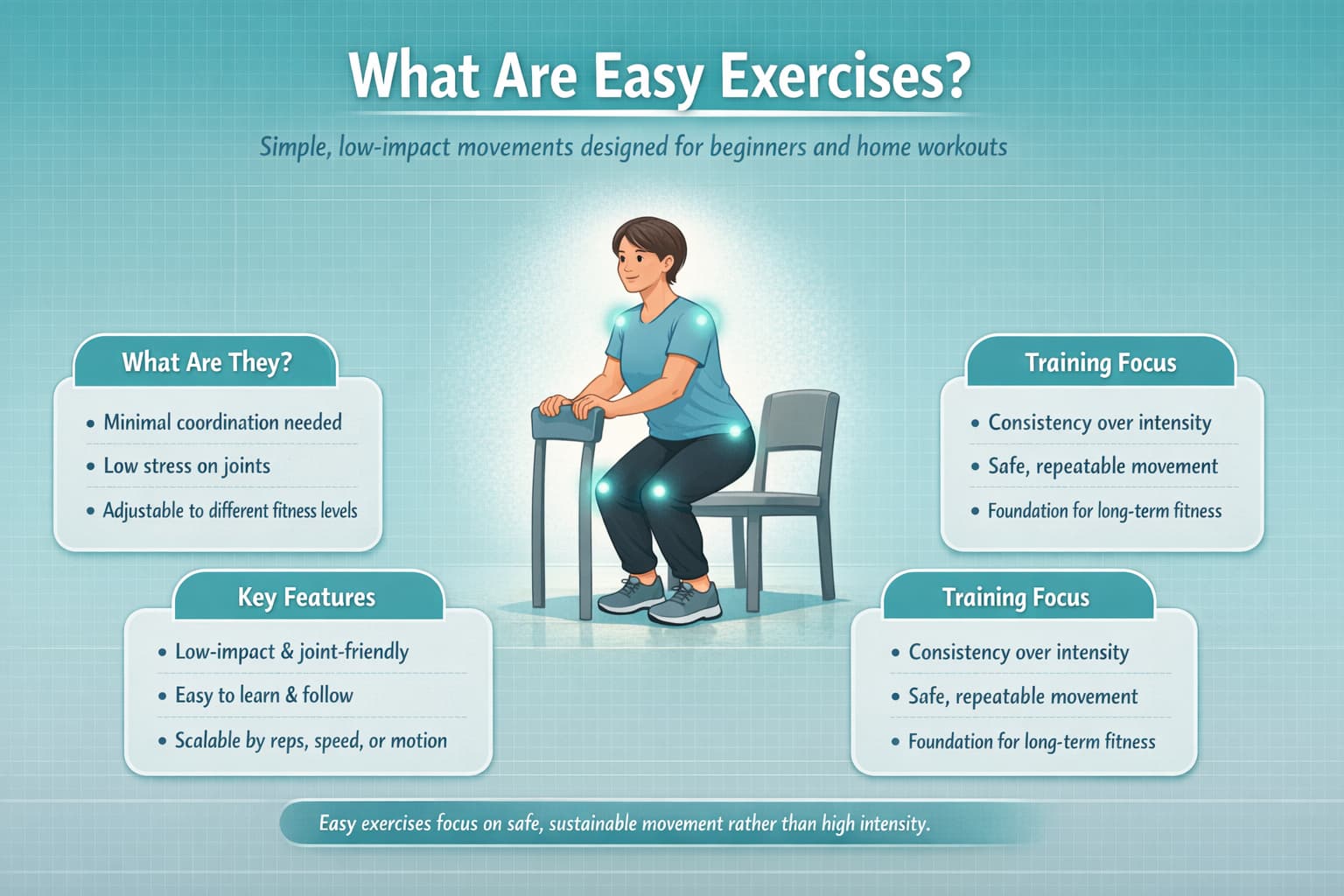 12 Best Easy Exercises for Beginners to Do at Home