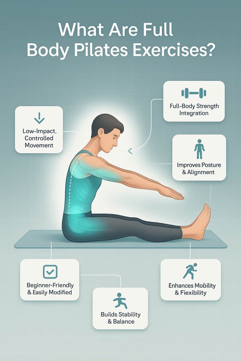 10 Full Body Pilates Exercises for Strength, Sculpting & Mobility