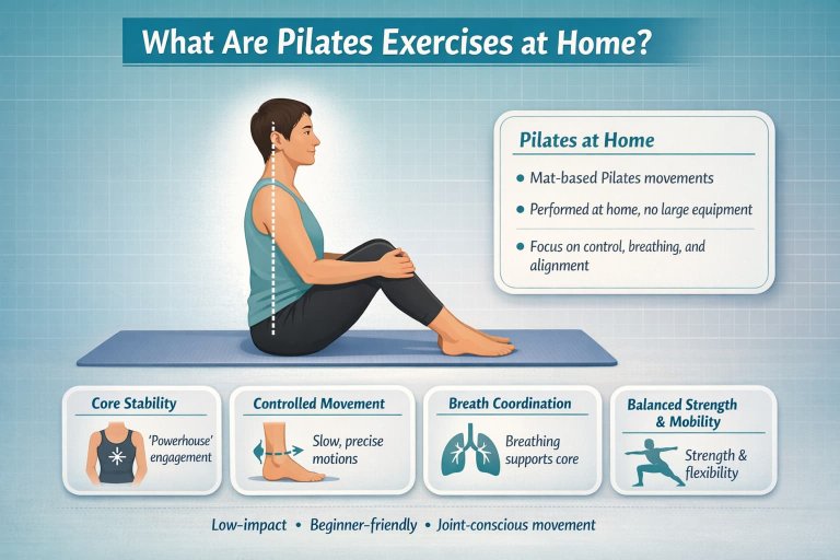 12 Simple Pilates Exercises You Can Do at Home