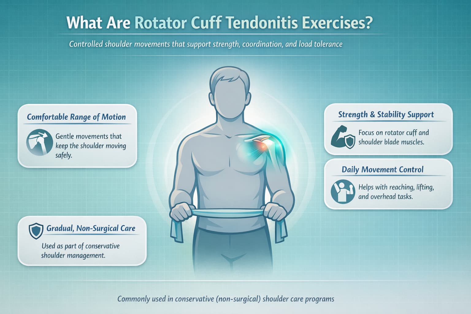 10 Rotator Cuff Tendonitis Exercises for Shoulder Pain Relief