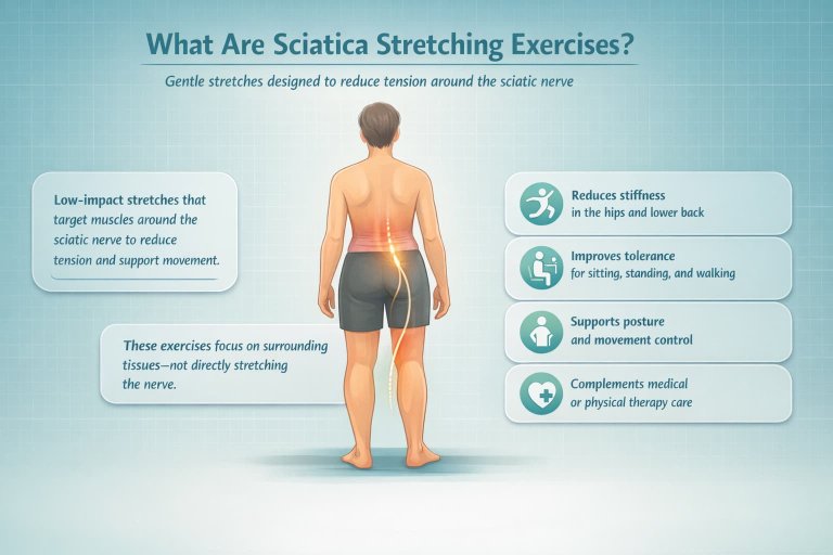 10 Best Sciatica Stretching Exercises For Fast Pain Relief