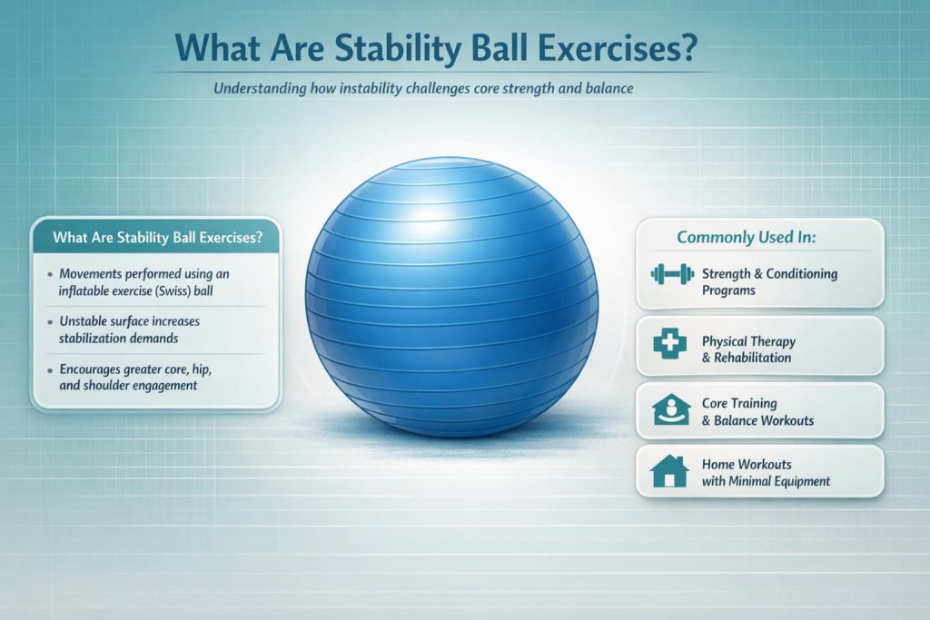12 Best Stability Ball Exercises for Core Strength and Balance