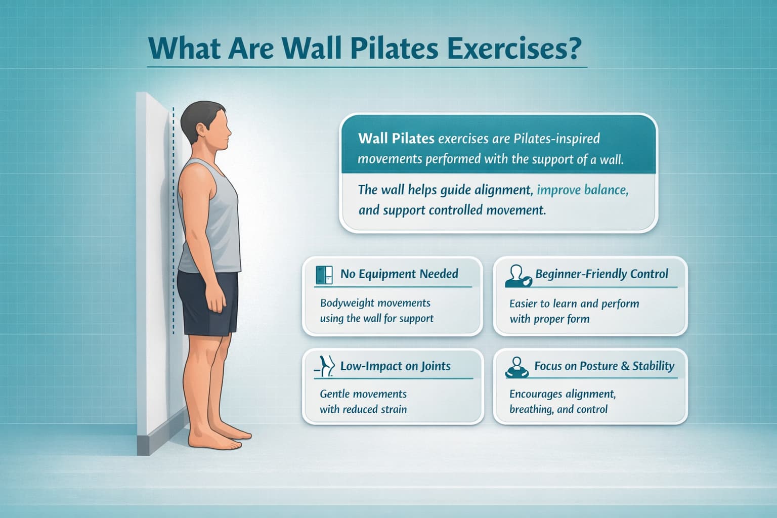 9 Wall Pilates Exercises for Core Strength, Balance, & Flexibility