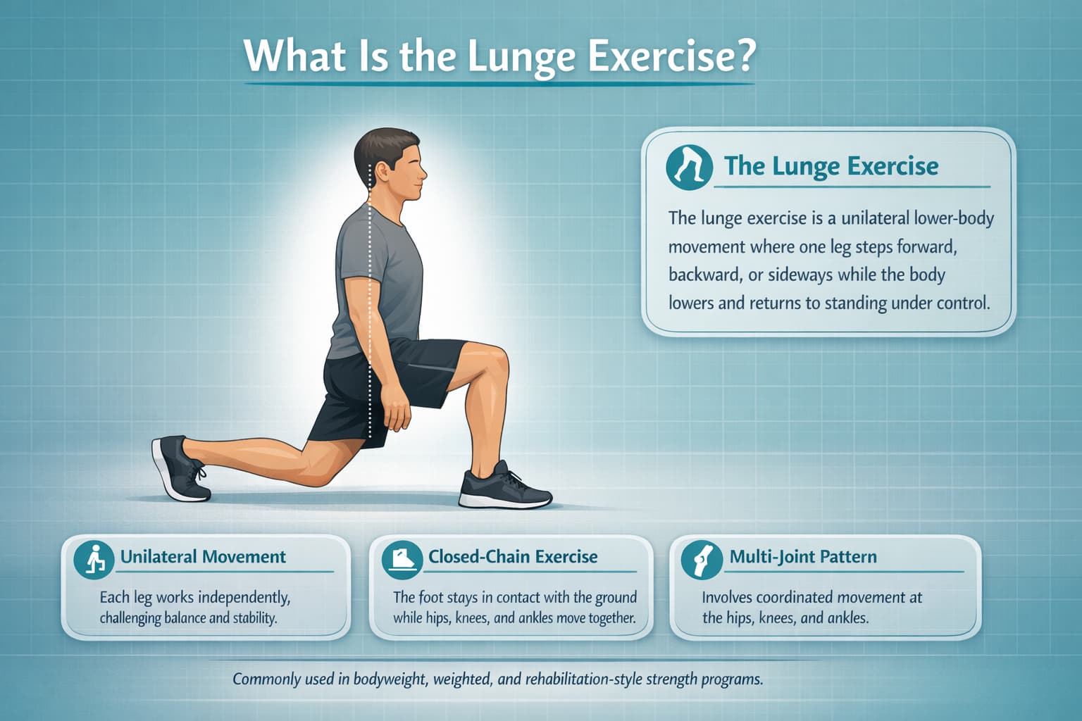 Lunge Exercise: Proper Form, Muscles Worked, & Key Benefits