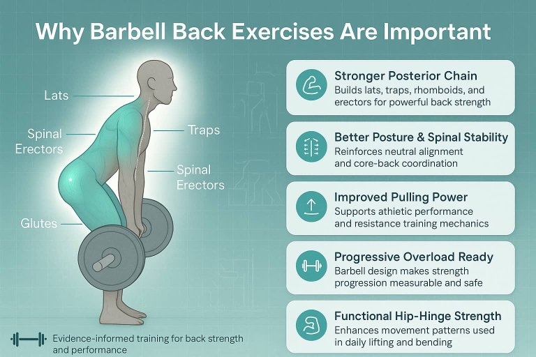 12 Best Barbell Back Exercises for Strength and Muscle Growth