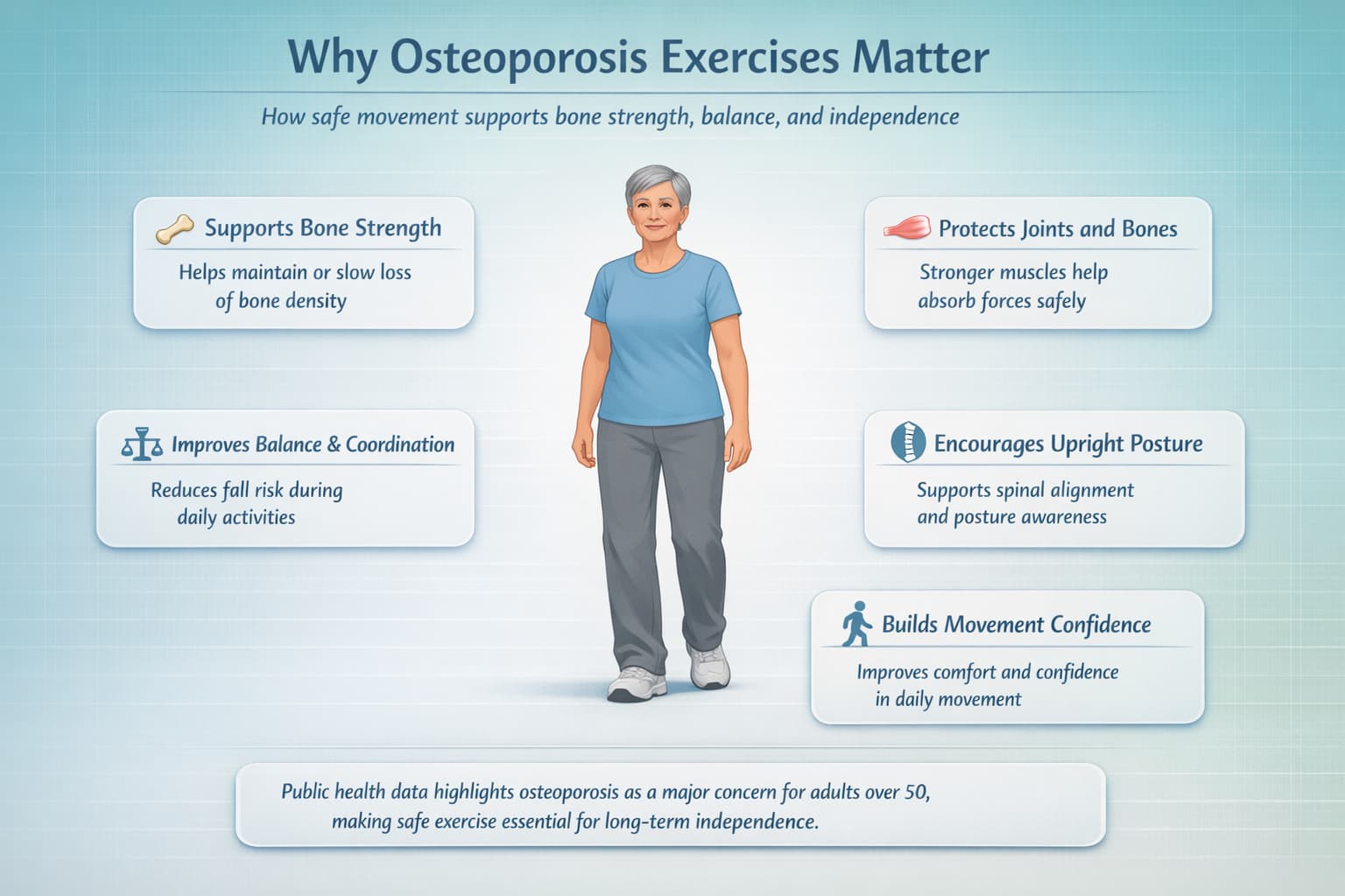 10 Best Osteoporosis Exercises to Build Stronger Bones Safely