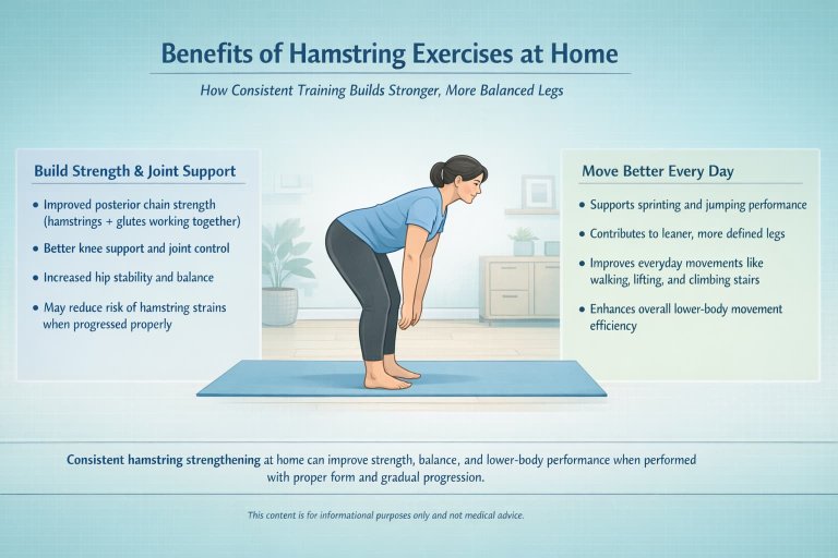 10 Best Hamstring Exercises at Home for Stronger, Leaner Legs